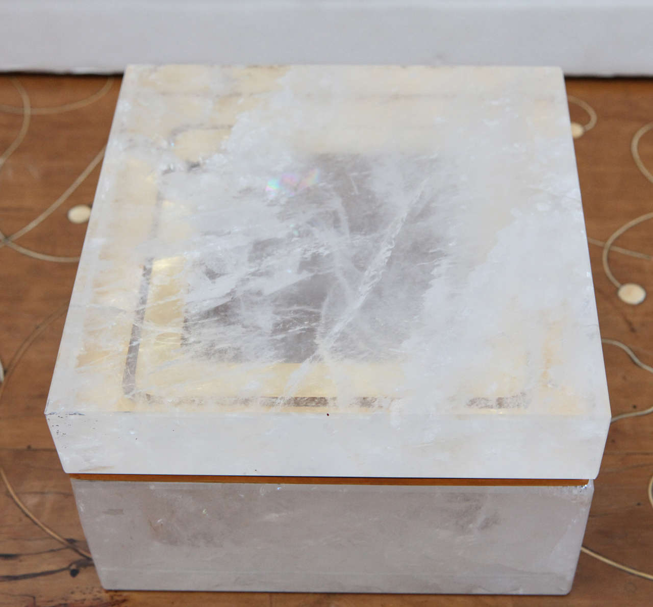 Large, Elegant, Rock-Crystal Box For Sale at 1stDibs | box crystal