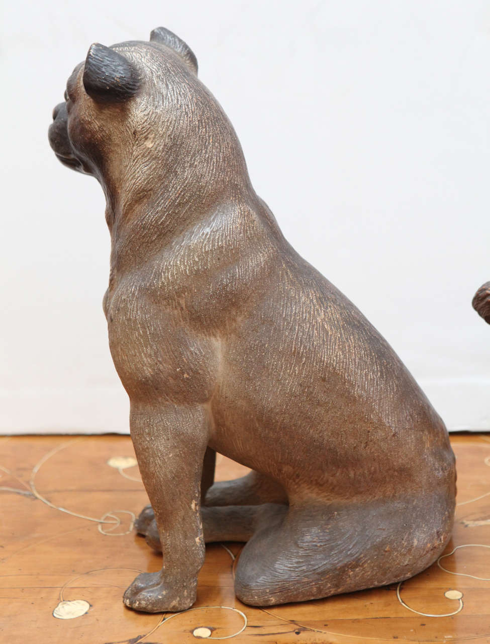 Victorian Terracotta Dogs For Sale at 1stDibs | terra cotta dog