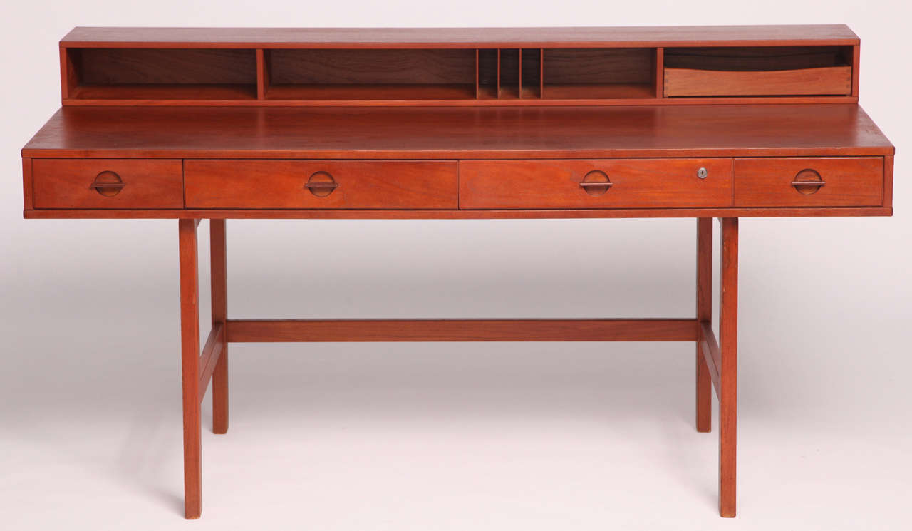 Full Size Clever Danish Desk with Hinged Gallery by Dansk Designs For ...