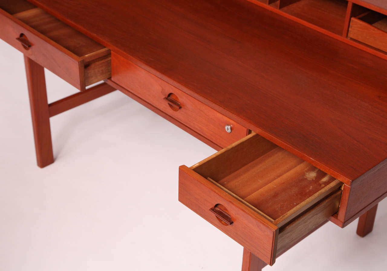 Full Size Clever Danish Desk with Hinged Gallery by Dansk Designs For ...