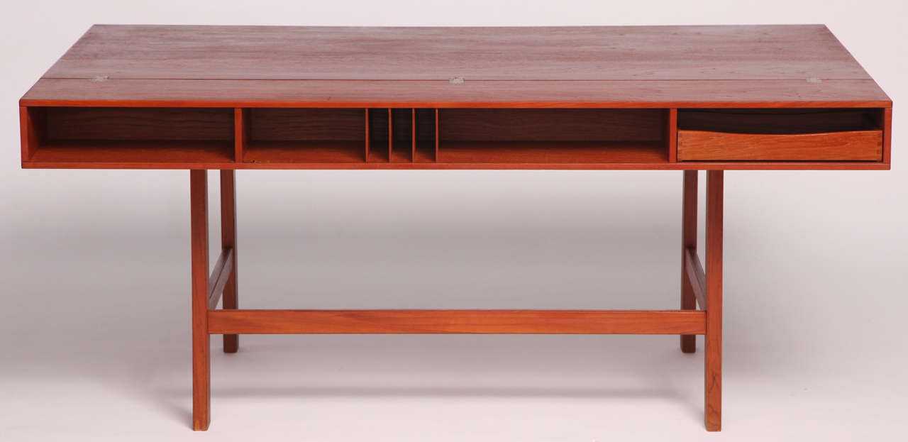 Full Size Clever Danish Desk with Hinged Gallery by Dansk Designs For ...