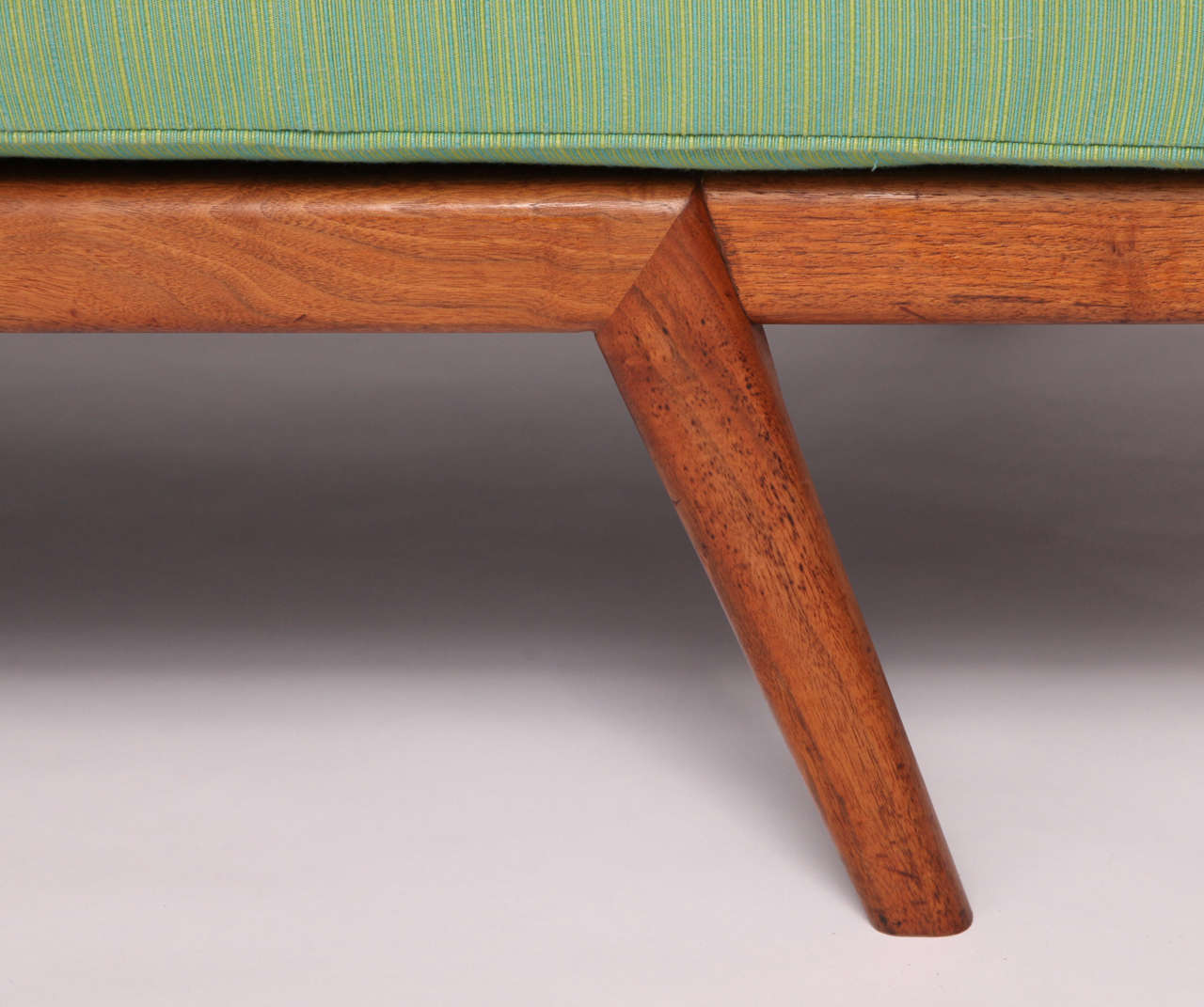 Sleek Walnut Daybed in the Style of Danish Modern Design at 1stDibs