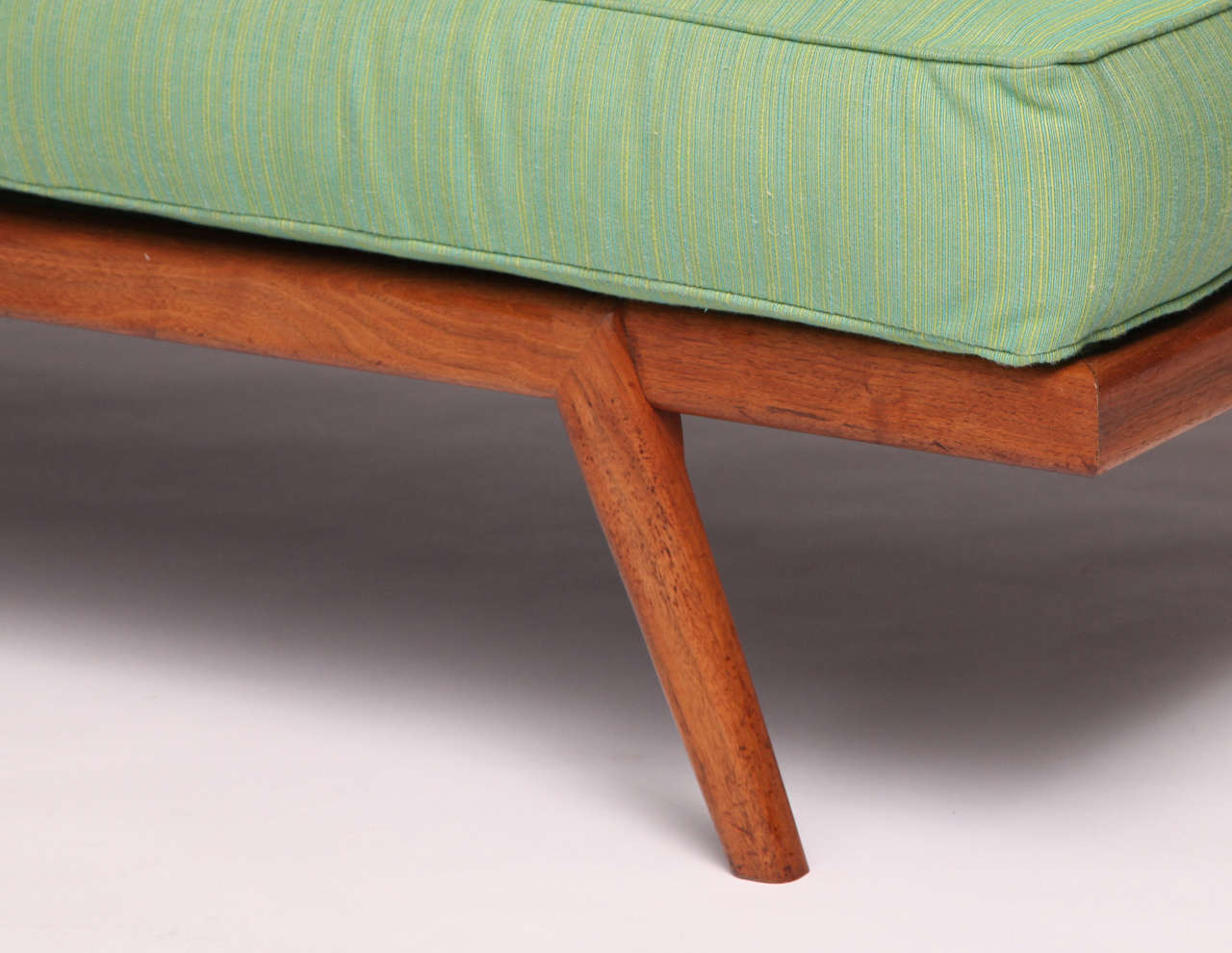 Sleek Walnut Daybed in the Style of Danish Modern Design at 1stDibs