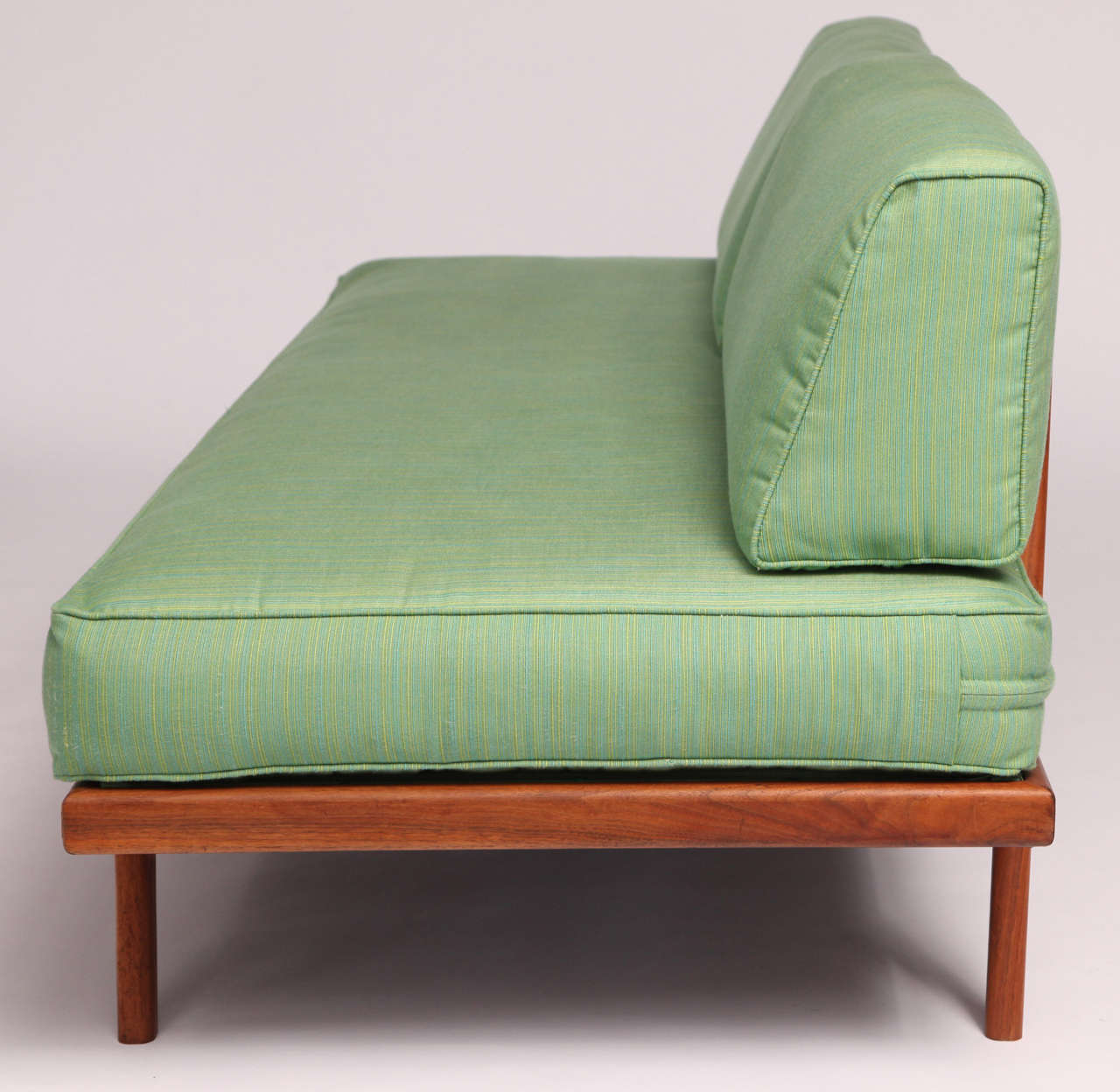 Sleek Walnut Daybed in the Style of Danish Modern Design at 1stDibs