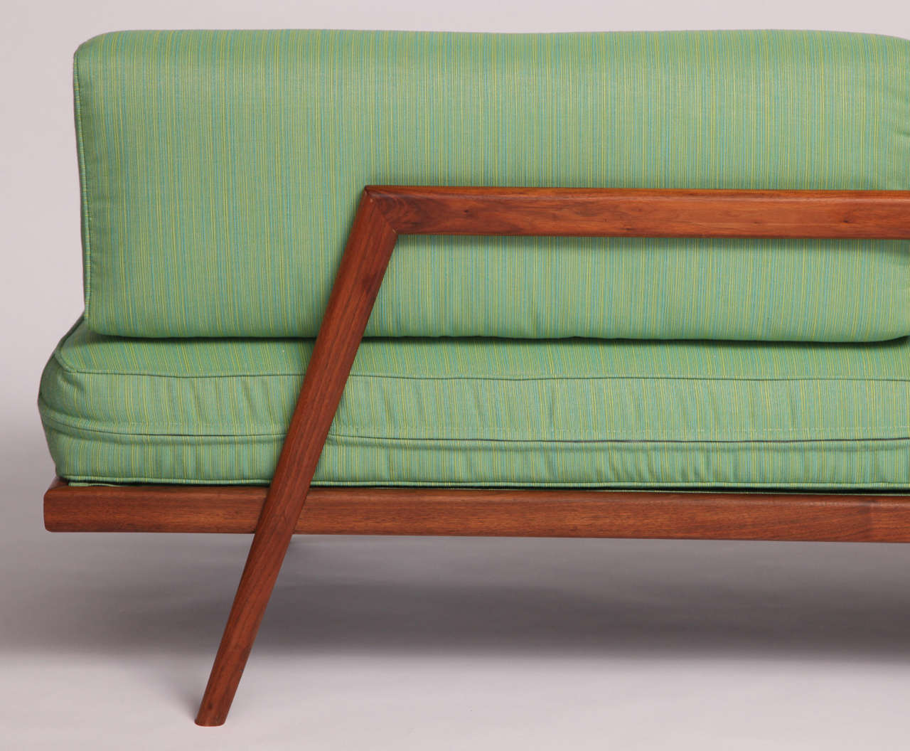 Sleek Walnut Daybed in the Style of Danish Modern Design at 1stDibs