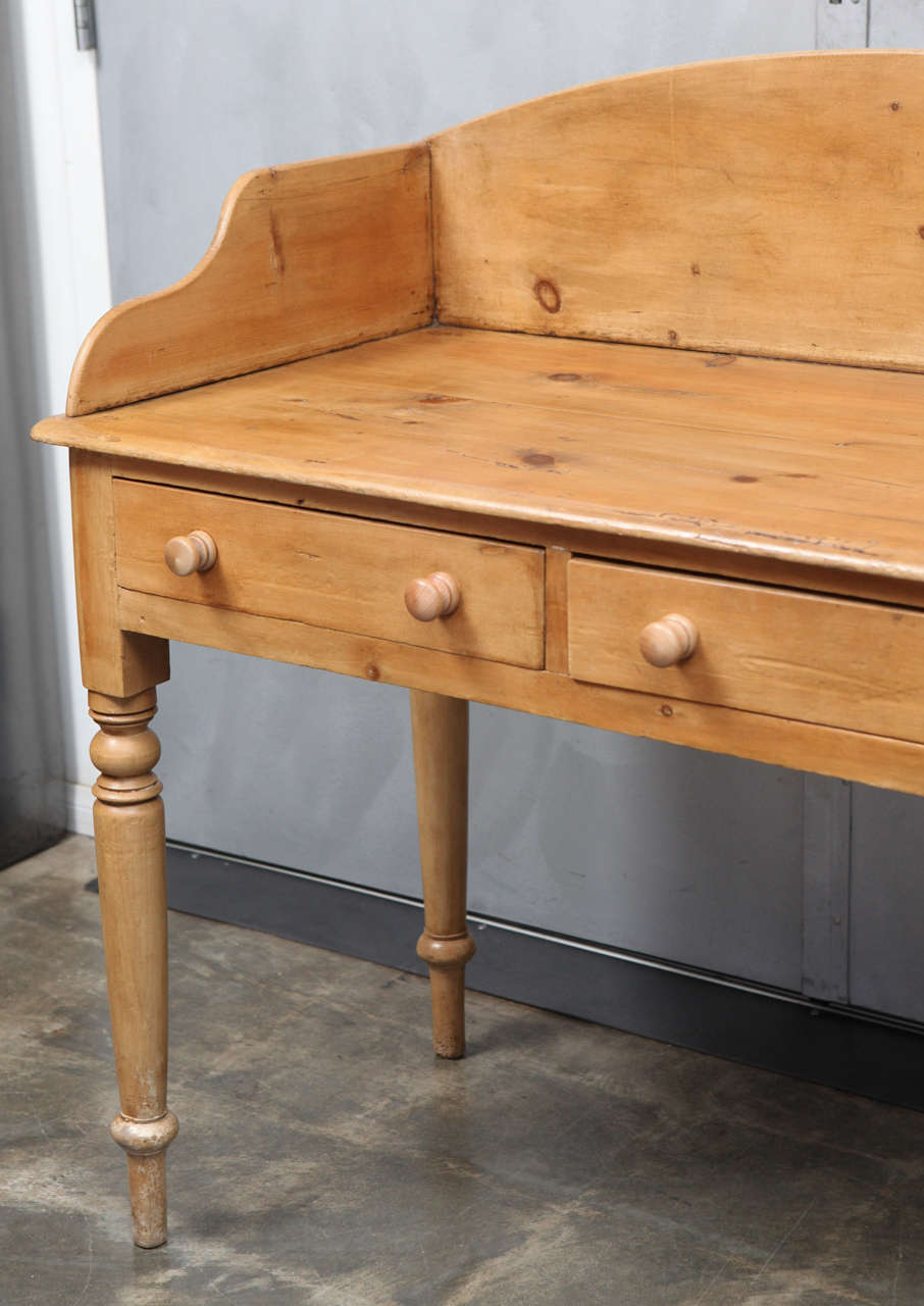 1850's English Pine Wash Stand/Desk/Writing Table at 1stDibs | antique ...