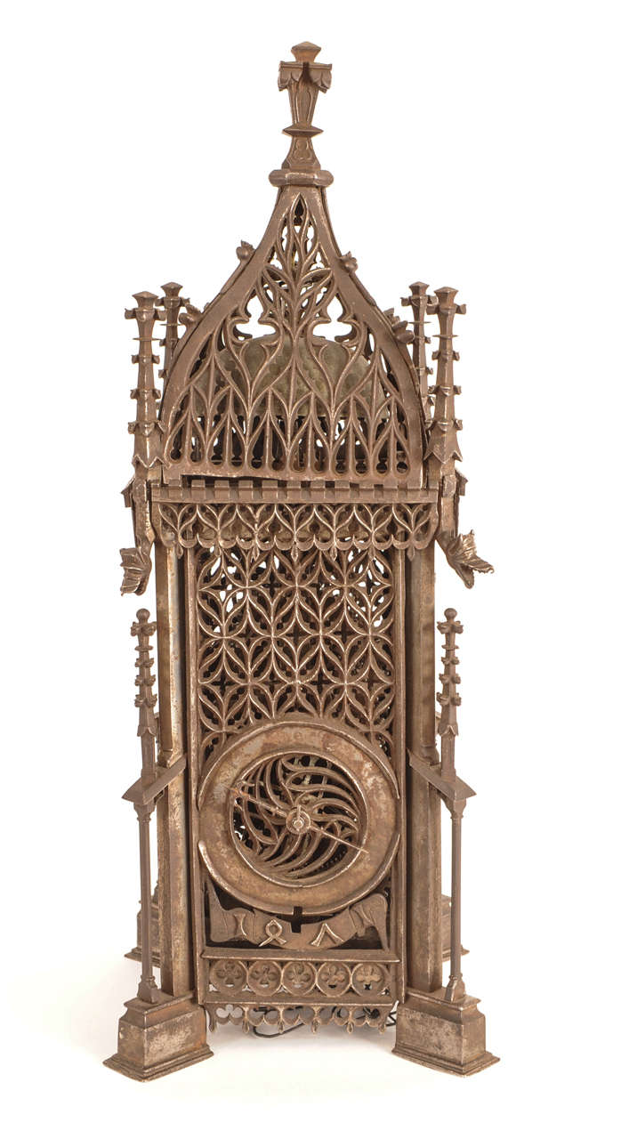Early Possibly French Gothic Iron Chamber Clock, circa 1481 For Sale at ...