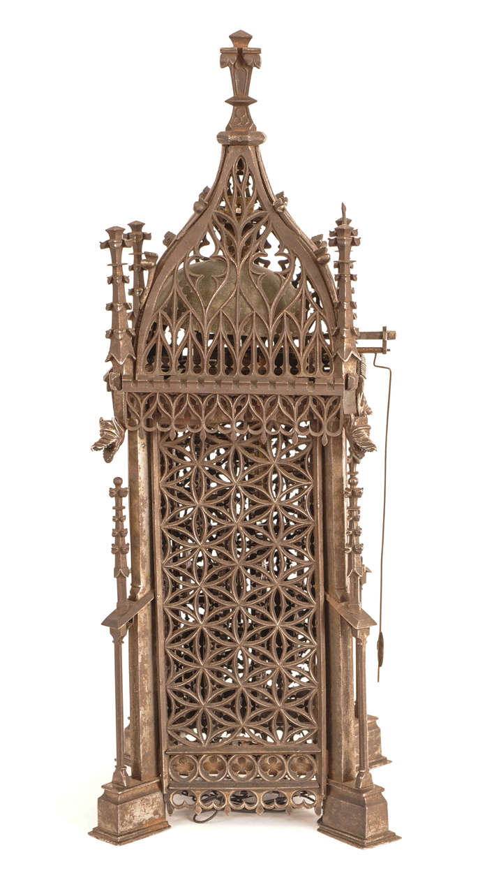 Early Possibly French Gothic Iron Chamber Clock, circa 1481 For Sale at ...