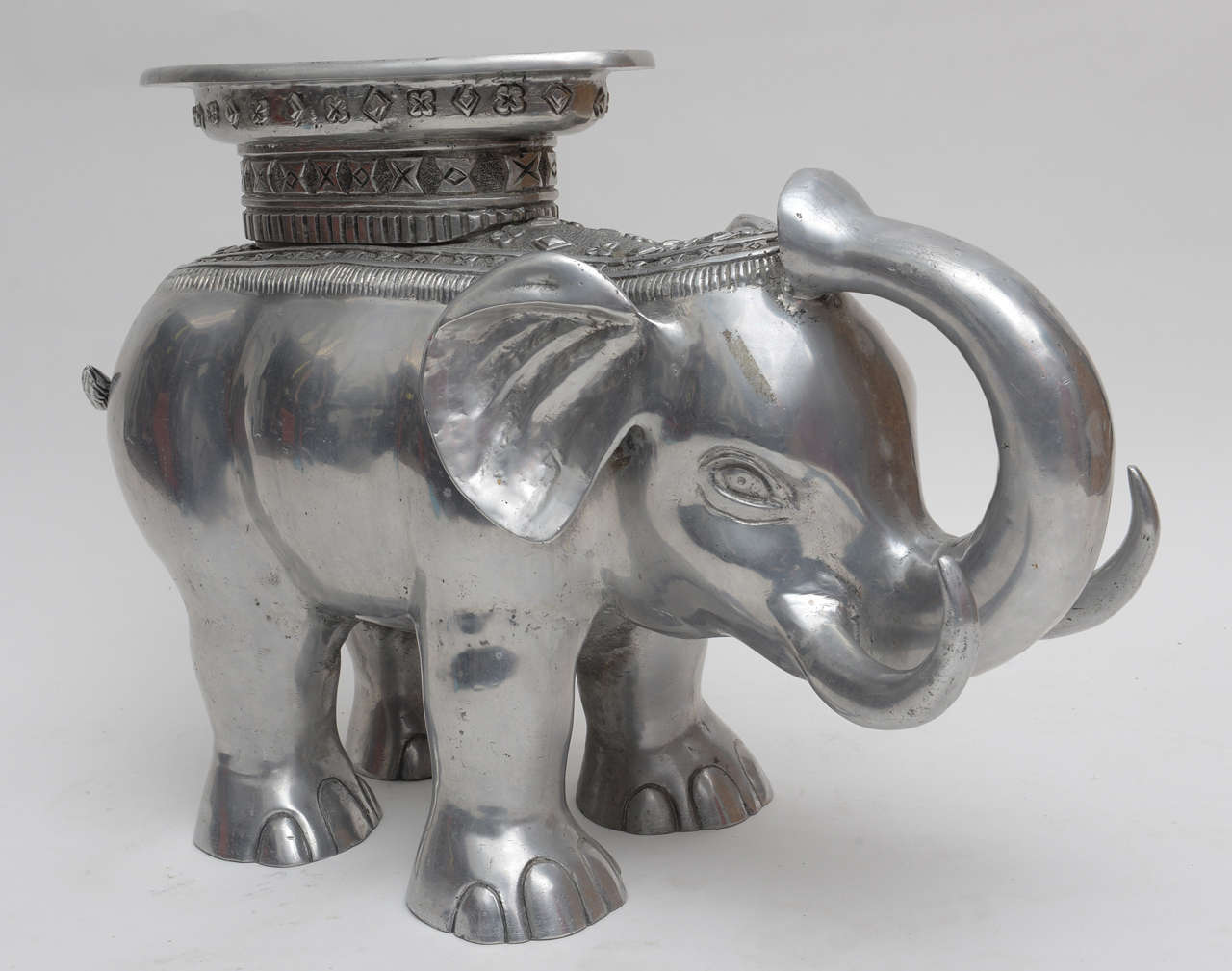 Aluminum Elephant Table For Sale at 1stDibs