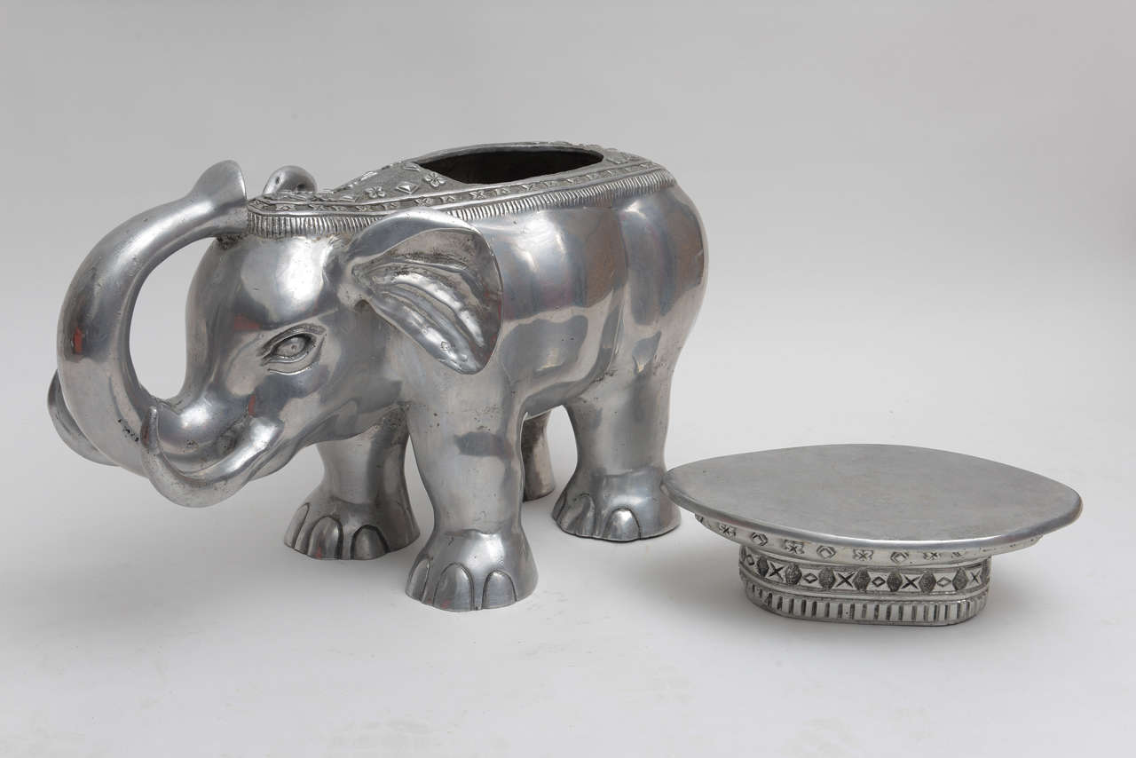 Aluminum Elephant Table For Sale at 1stDibs