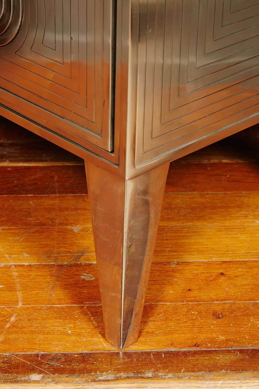 Exceptional Pair of Crystal Rock Cabinets at 1stDibs