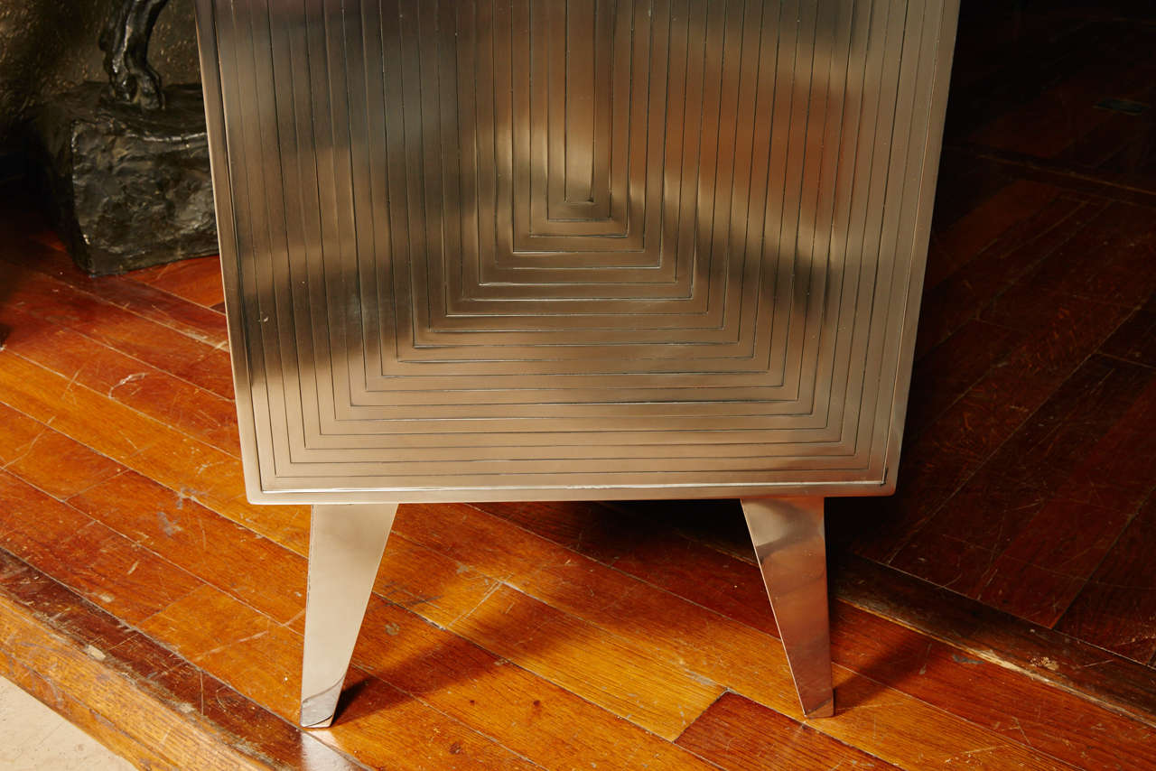 Exceptional Pair of Crystal Rock Cabinets at 1stDibs
