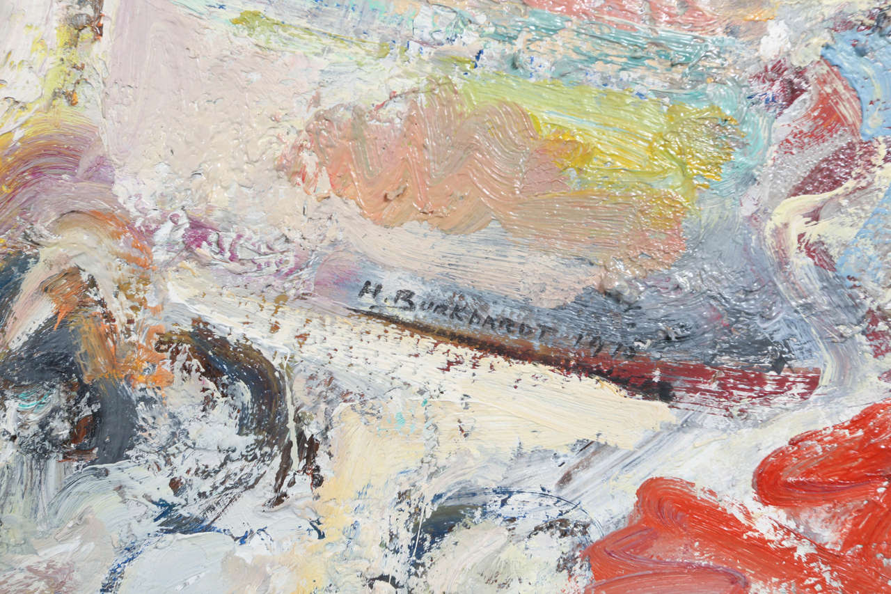 Original, Hans Burkhardt Painting at 1stDibs