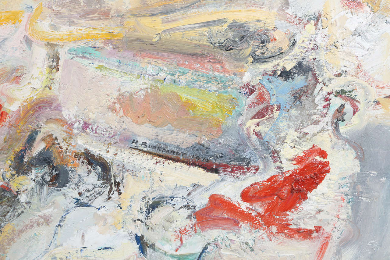 Original, Hans Burkhardt Painting at 1stDibs