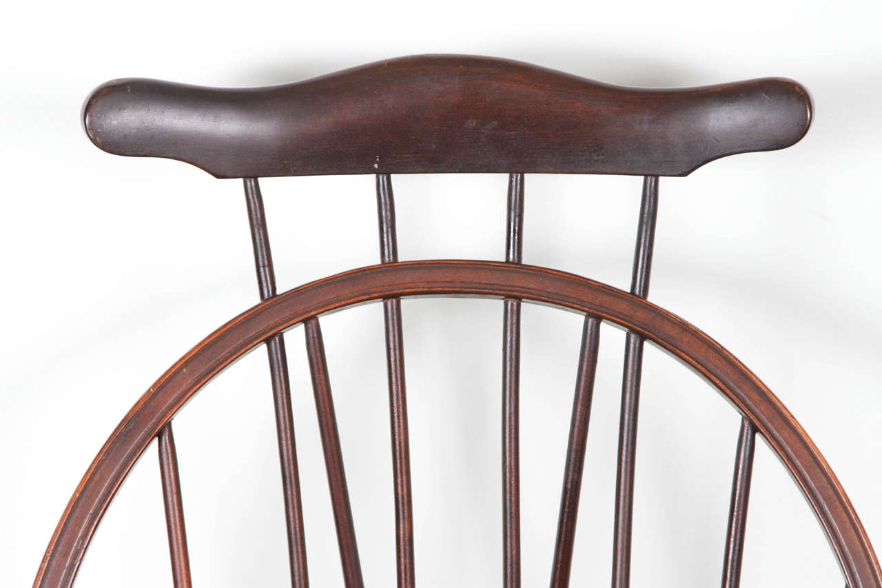 Windsor Style 'Butler' Chair at 1stDibs | butler chair, windsor style ...