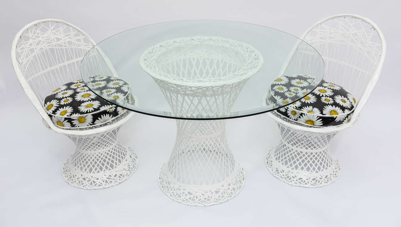 Mid Century Modern Russell Woodard Spun Fiberglass Patio Furniture at ...