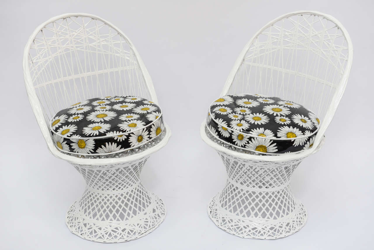 Mid Century Modern Russell Woodard Spun Fiberglass Patio Furniture at ...