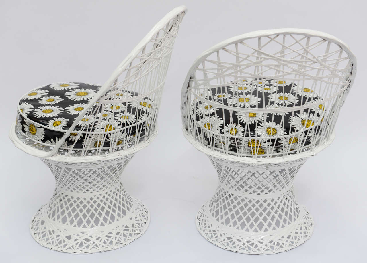 Mid Century Modern Russell Woodard Spun Fiberglass Patio Furniture at ...