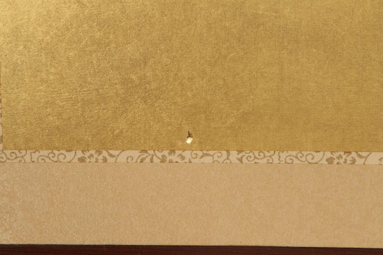 Gold Leaf Japanese Screen at 1stDibs | gold leaf screen