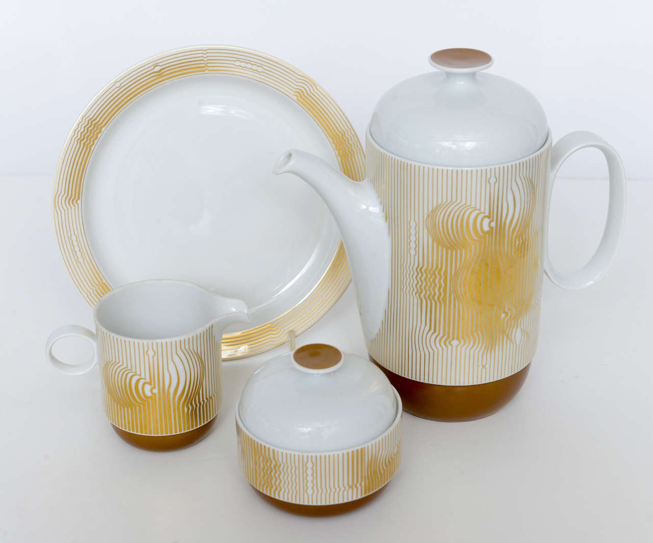 Victor Vasarely 21-Piece Coffee and Dessert Set for Rosenthal at ...