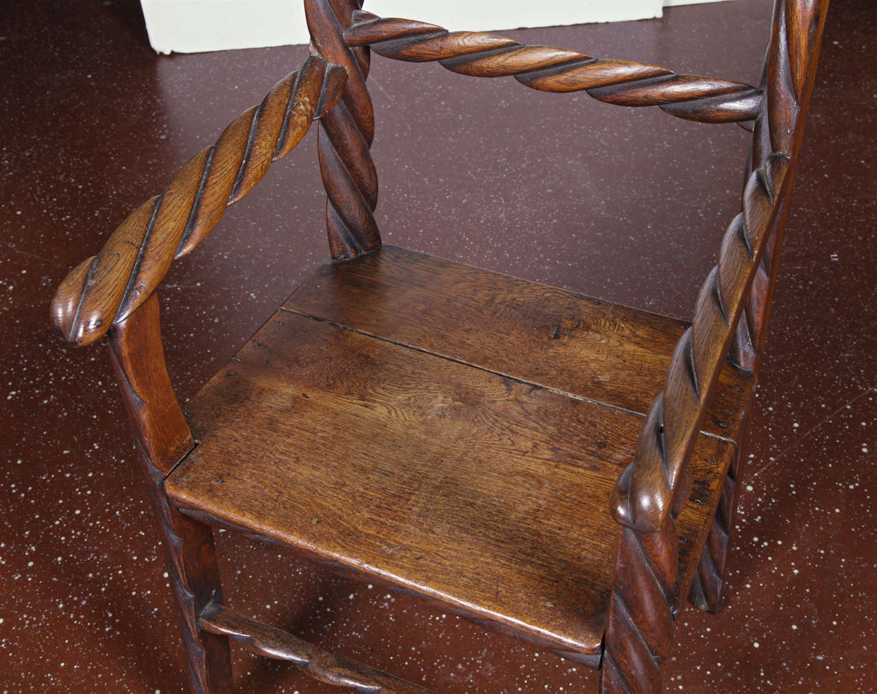 Oak Rope Chair at 1stDibs