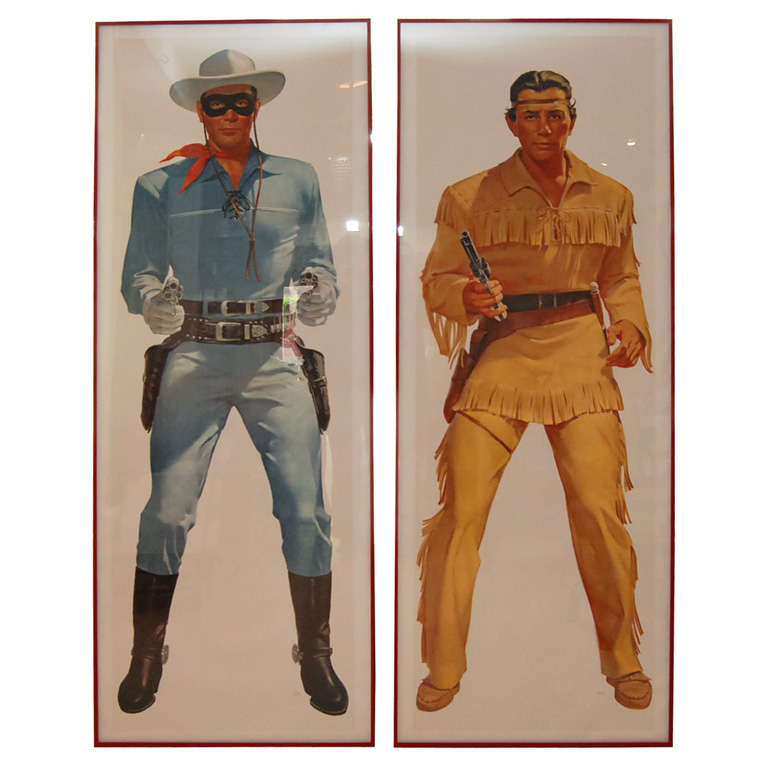 LONE RANGER and TONTO 1950's TV Posters at 1stDibs | the lone ranger ...