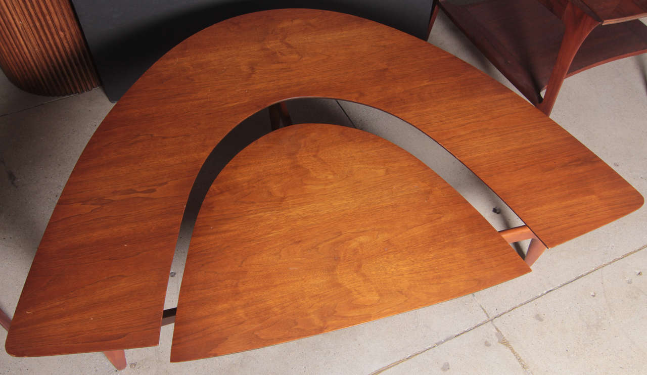 John Stuart Walnut Cocktail Table For Sale at 1stDibs