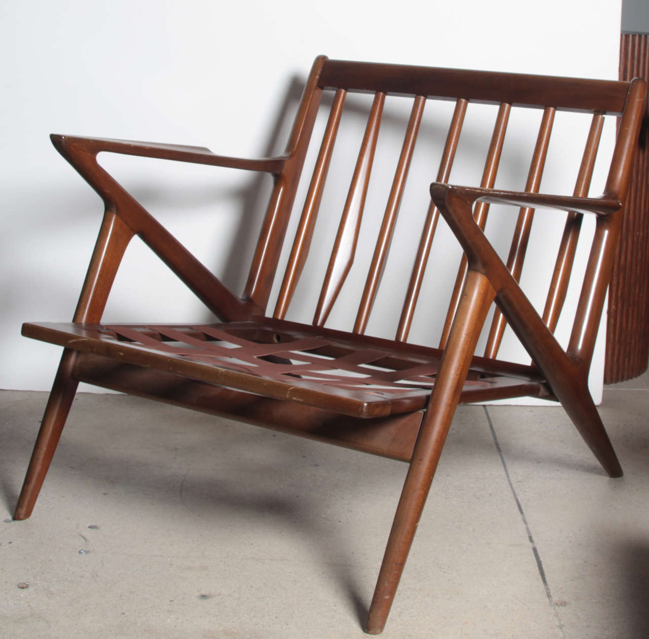 Pair Poul Jensen Selig Z Chairs at 1stDibs | selig chair, poul jensen z ...