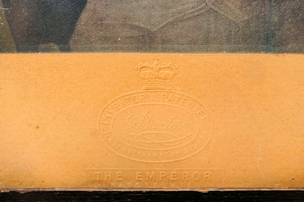 Set of Three Baxter Prints - Lord Nelson, Wellington, Napoleon at 1stdibs