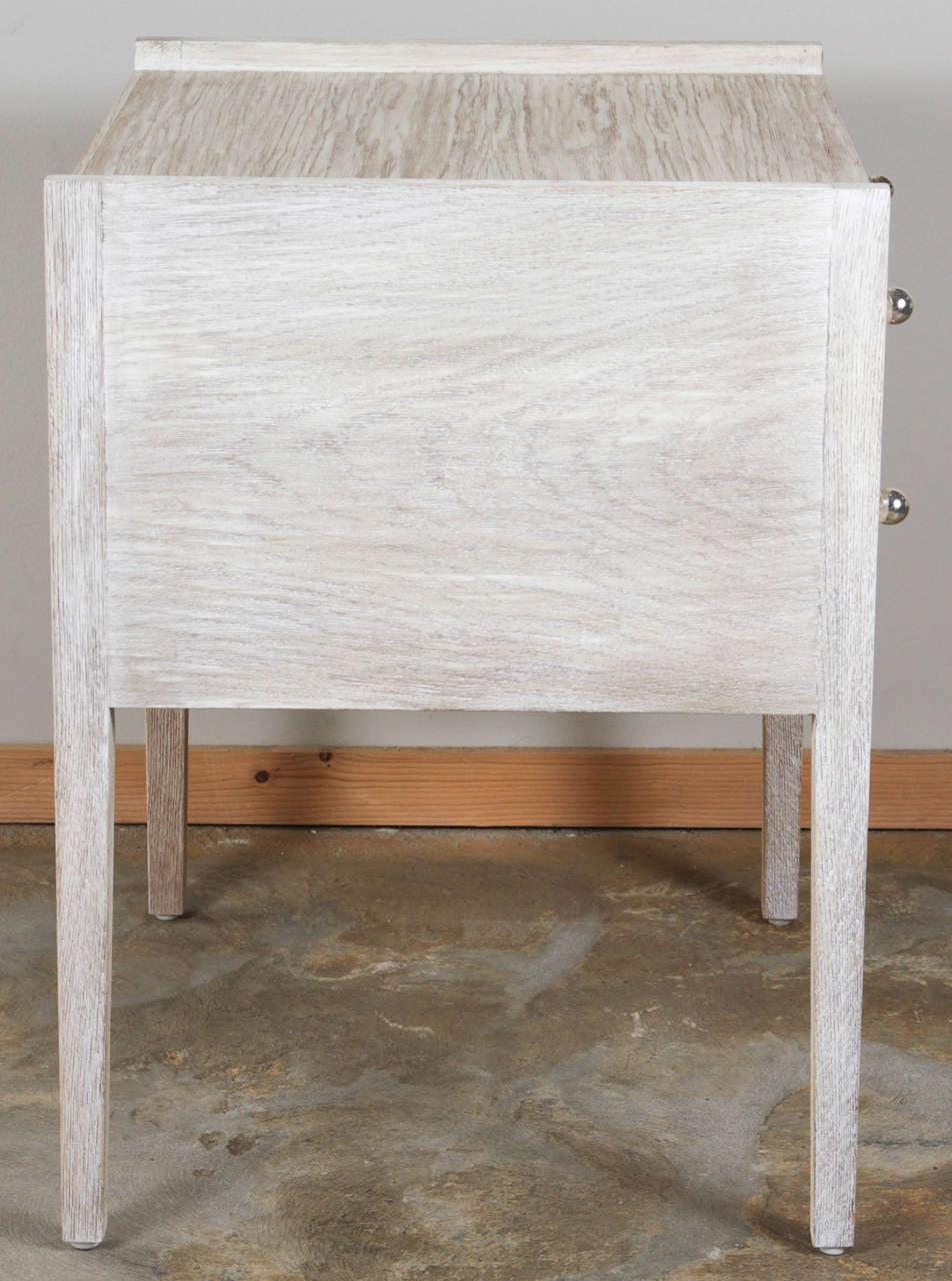 Pair of Distressed Side Tables or Nightstands with Pull-Out Tray at 1stDibs