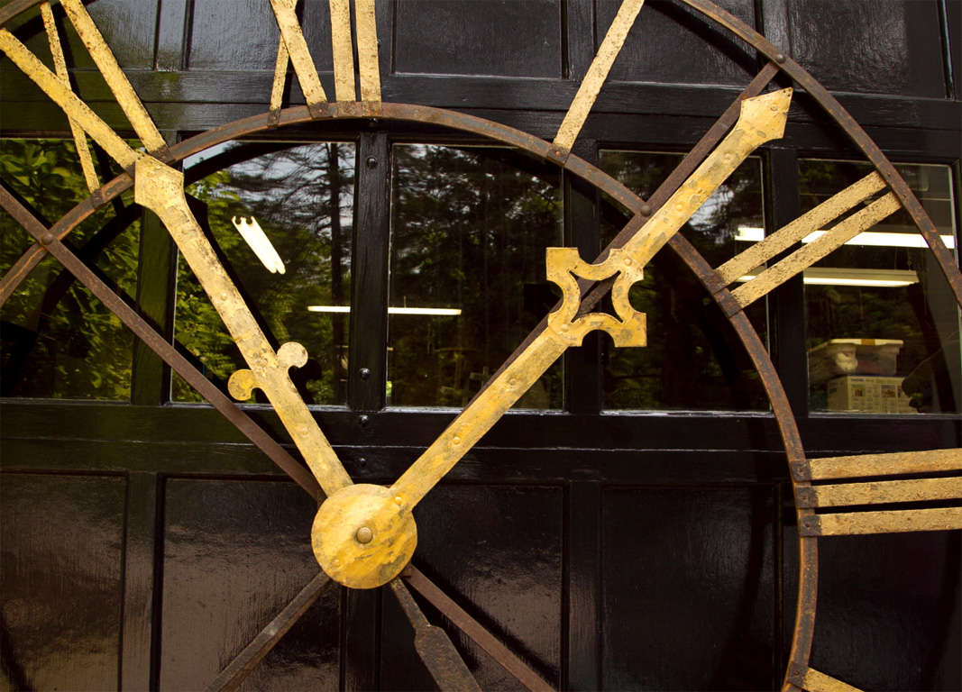 Exceptional Gilt Iron French Clock Tower Skeleton Clock Face at 1stDibs ...