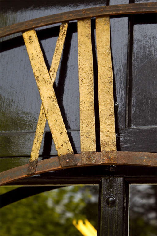 Exceptional Gilt Iron French Clock Tower Skeleton Clock Face at 1stDibs ...