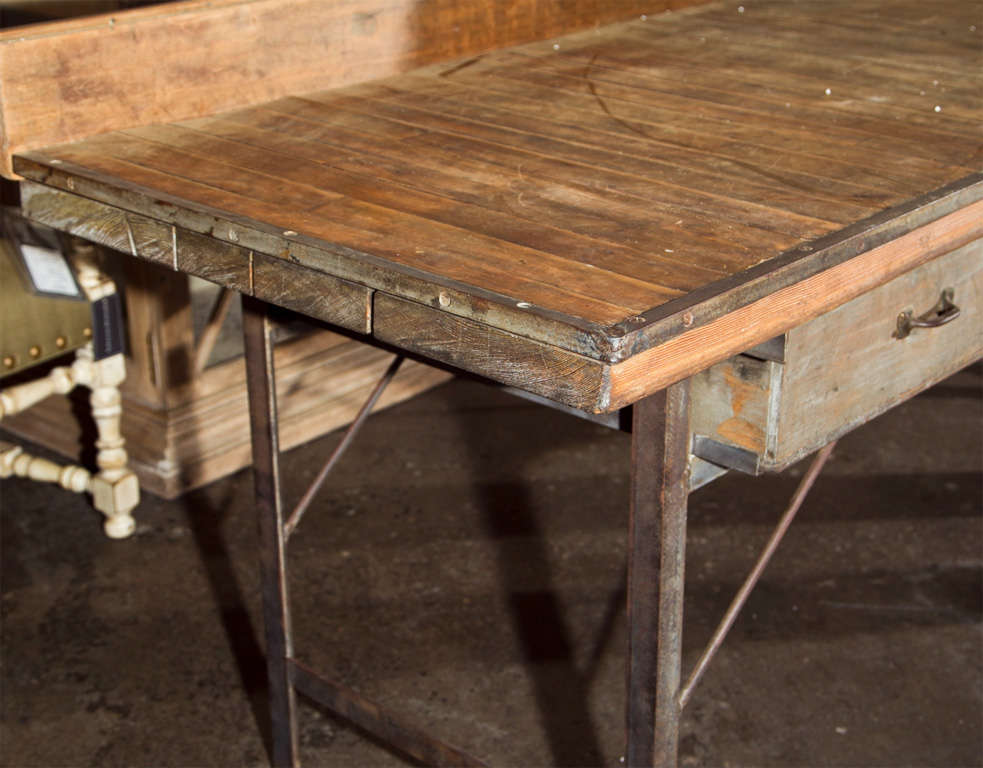 Long Work Table Console at 1stDibs