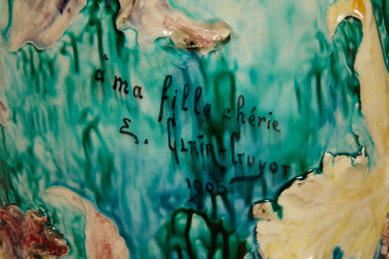 Extraordinary and Unique Vase by Gien For Sale at 1stDibs | gien vase ...