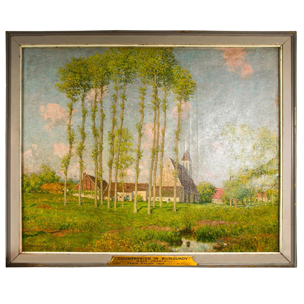 Landscape Painting by Marcel Adolphe Bain (1878-1937) at 1stDibs
