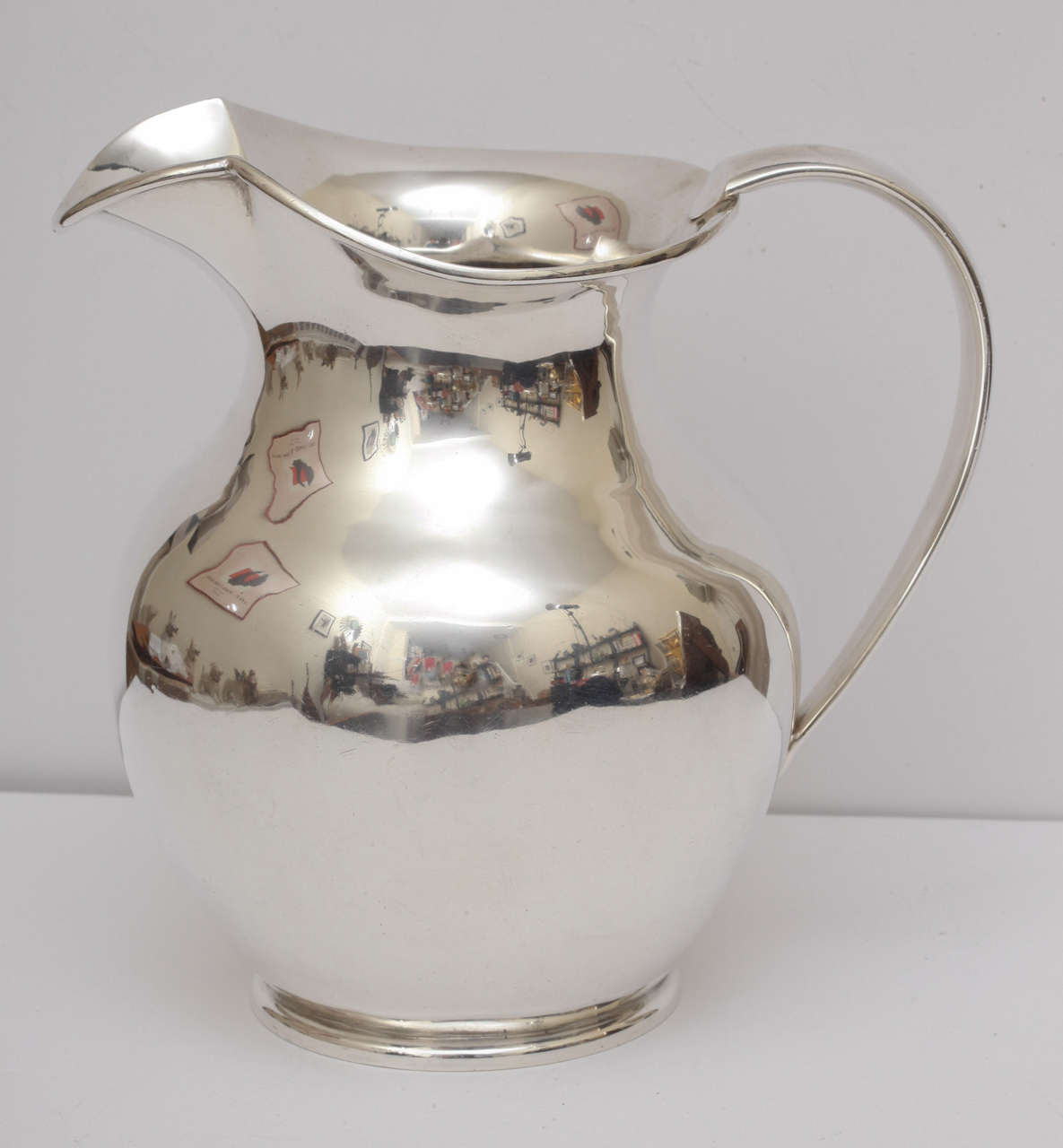 Irish Sterling Silver Water Pitcher/Jug by Edmond Johnson at 1stDibs ...