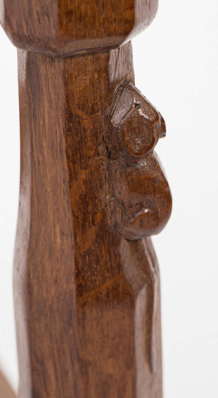 Set of Six Robert Mouseman Thompson Dining Chairs at 1stDibs