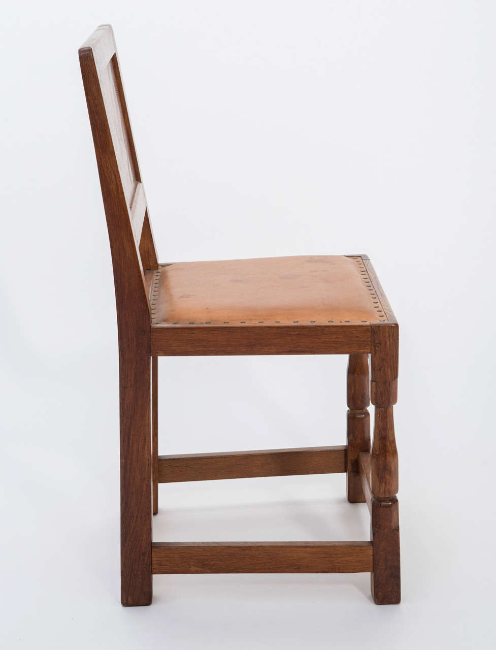 Set of Six Robert Mouseman Thompson Dining Chairs at 1stDibs