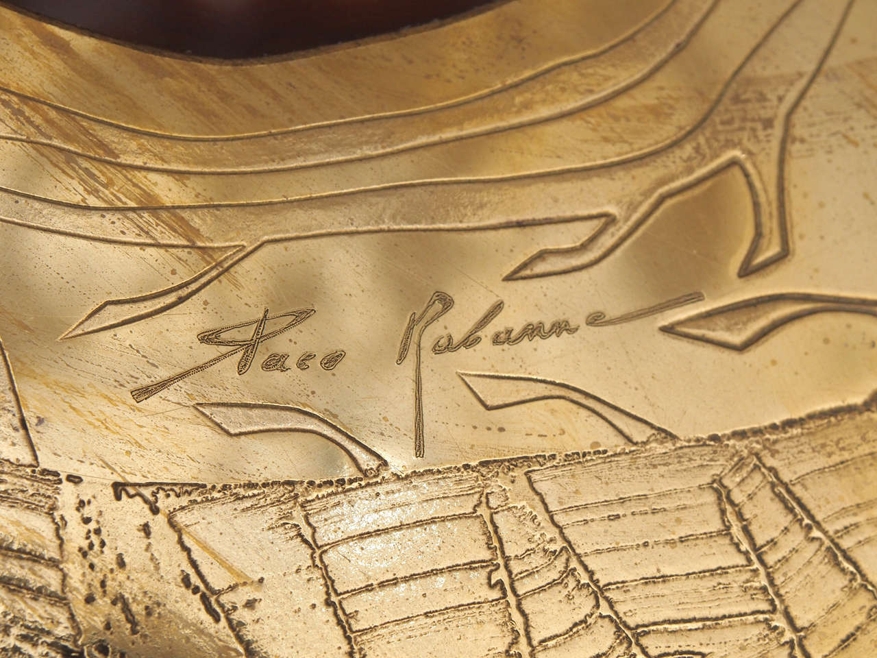 Exceptional Coffee Table signed "Paco Rabanne" at 1stDibs