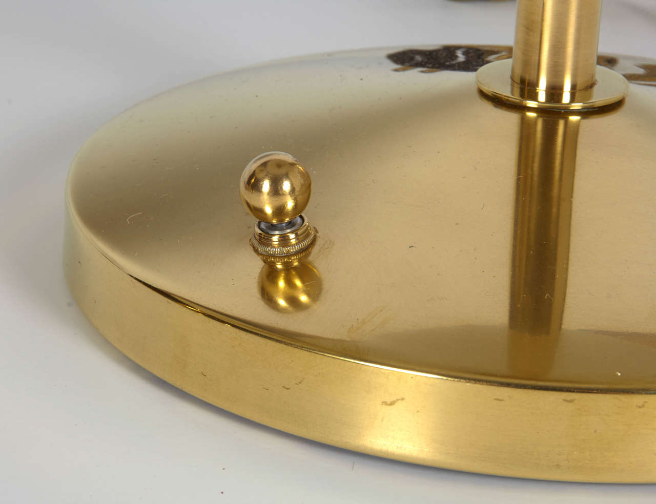 Impressive Pair of Brass Nessen Lamps at 1stDibs