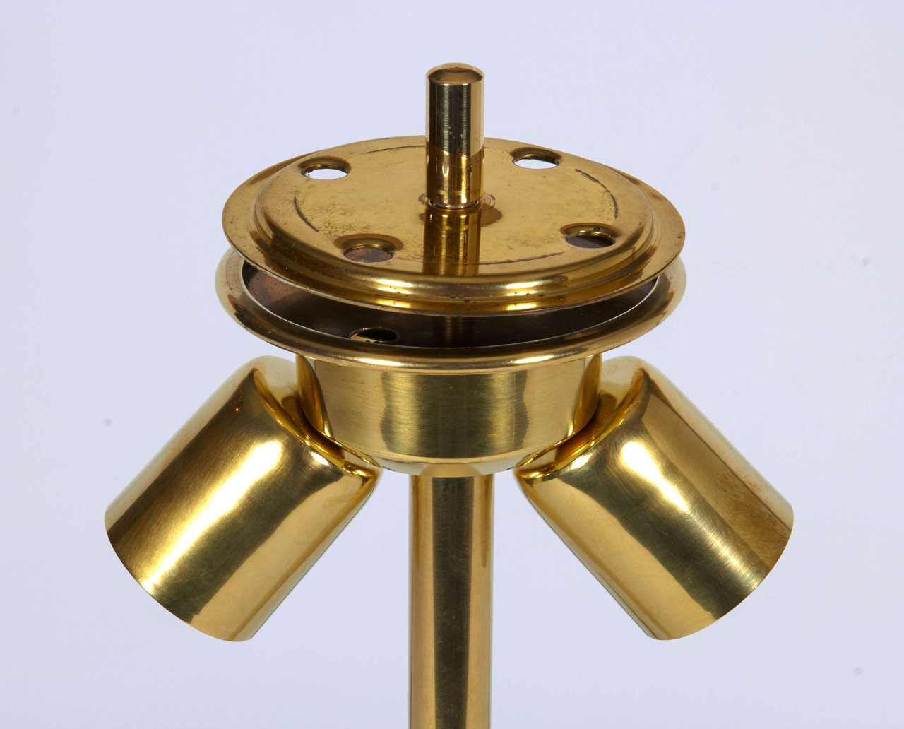 Impressive Pair of Brass Nessen Lamps at 1stDibs