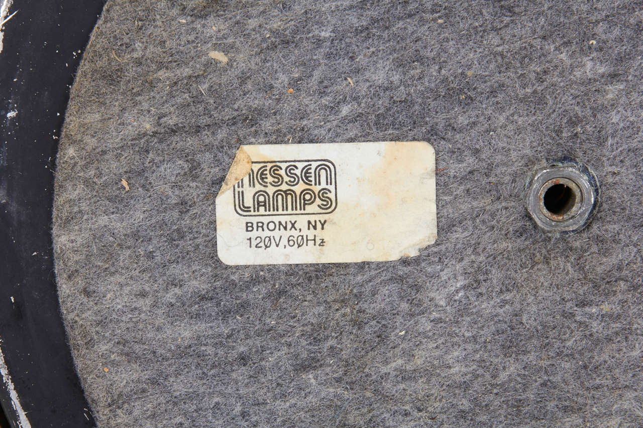 Impressive Pair of Brass Nessen Lamps at 1stDibs