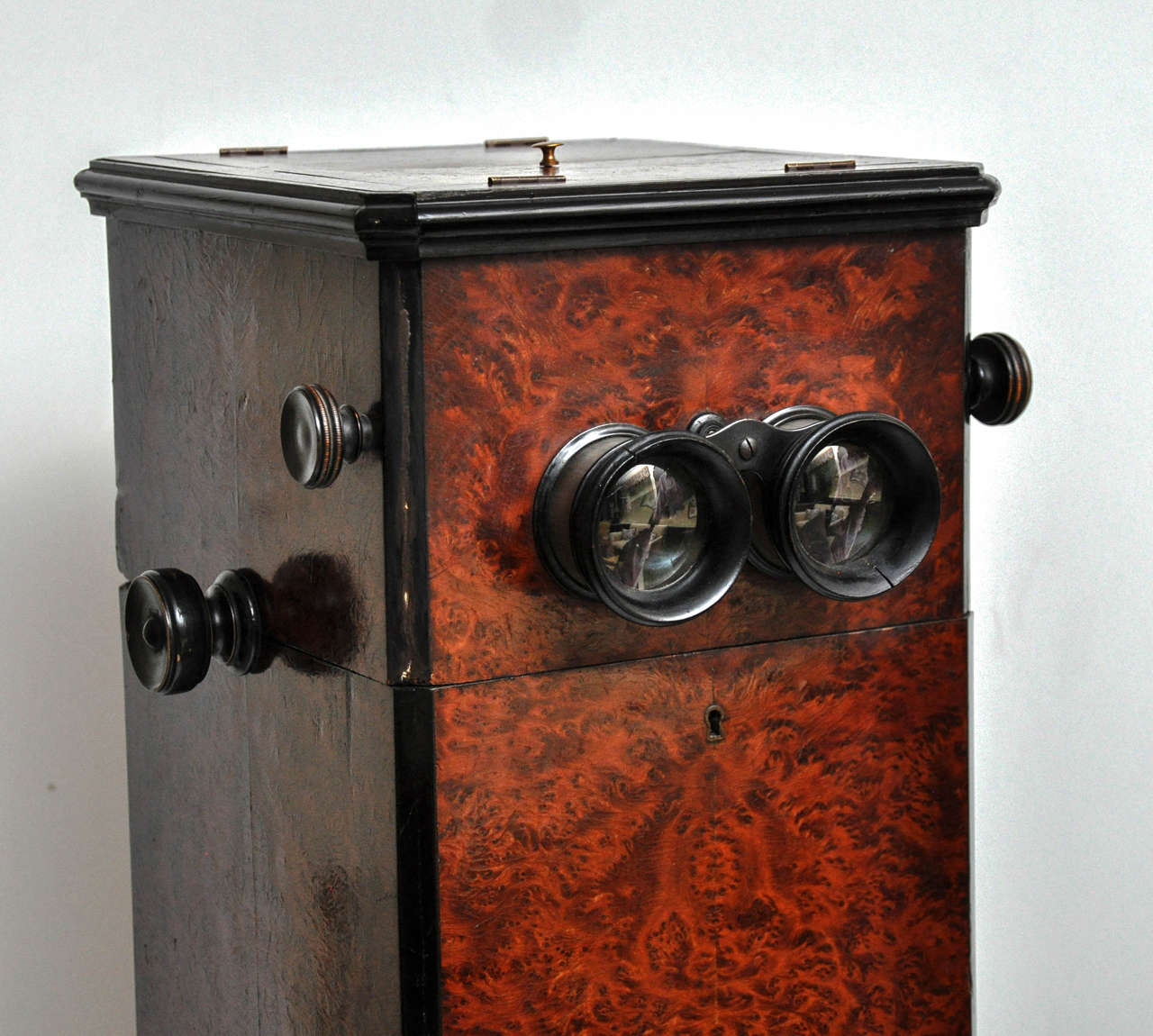 French Antique Stereoscope with 100 Glass Slides, circa 1900 at 1stDibs