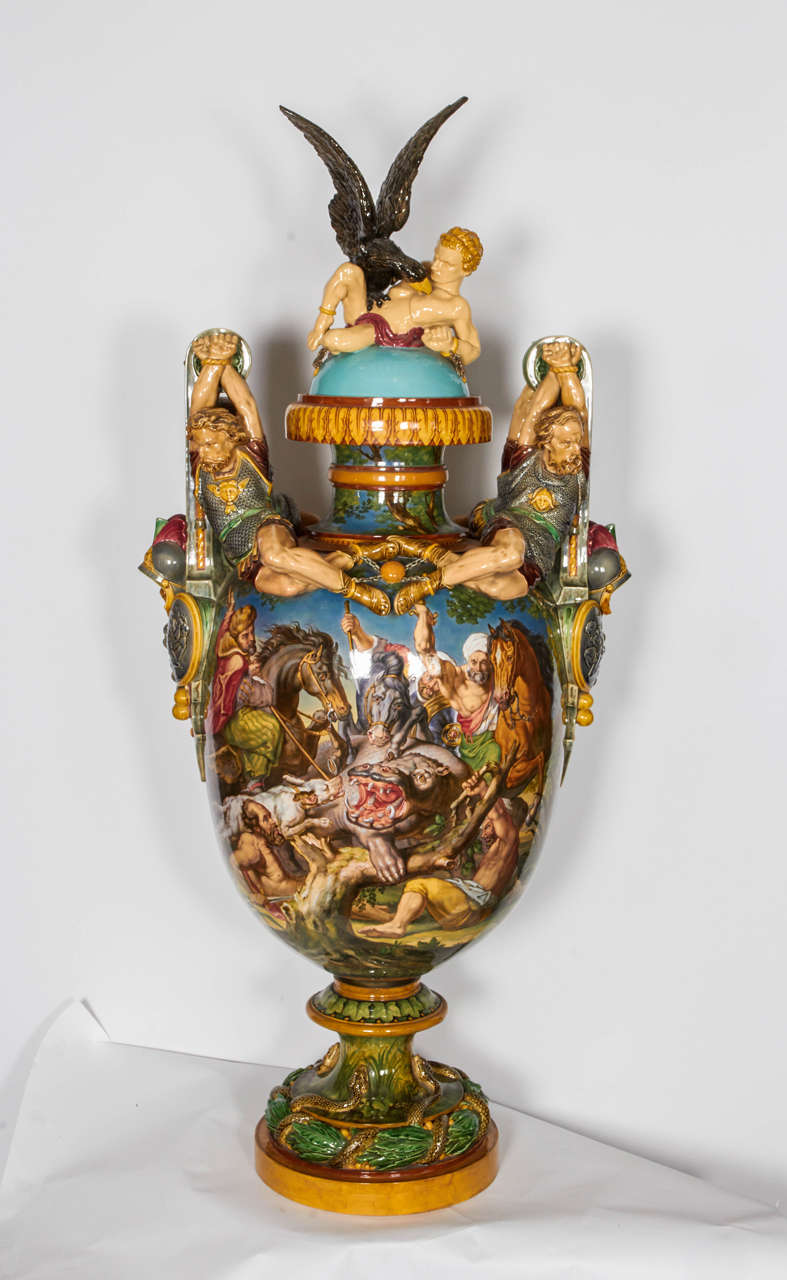 19th Century Minton Prometheus Vase For Sale at 1stDibs