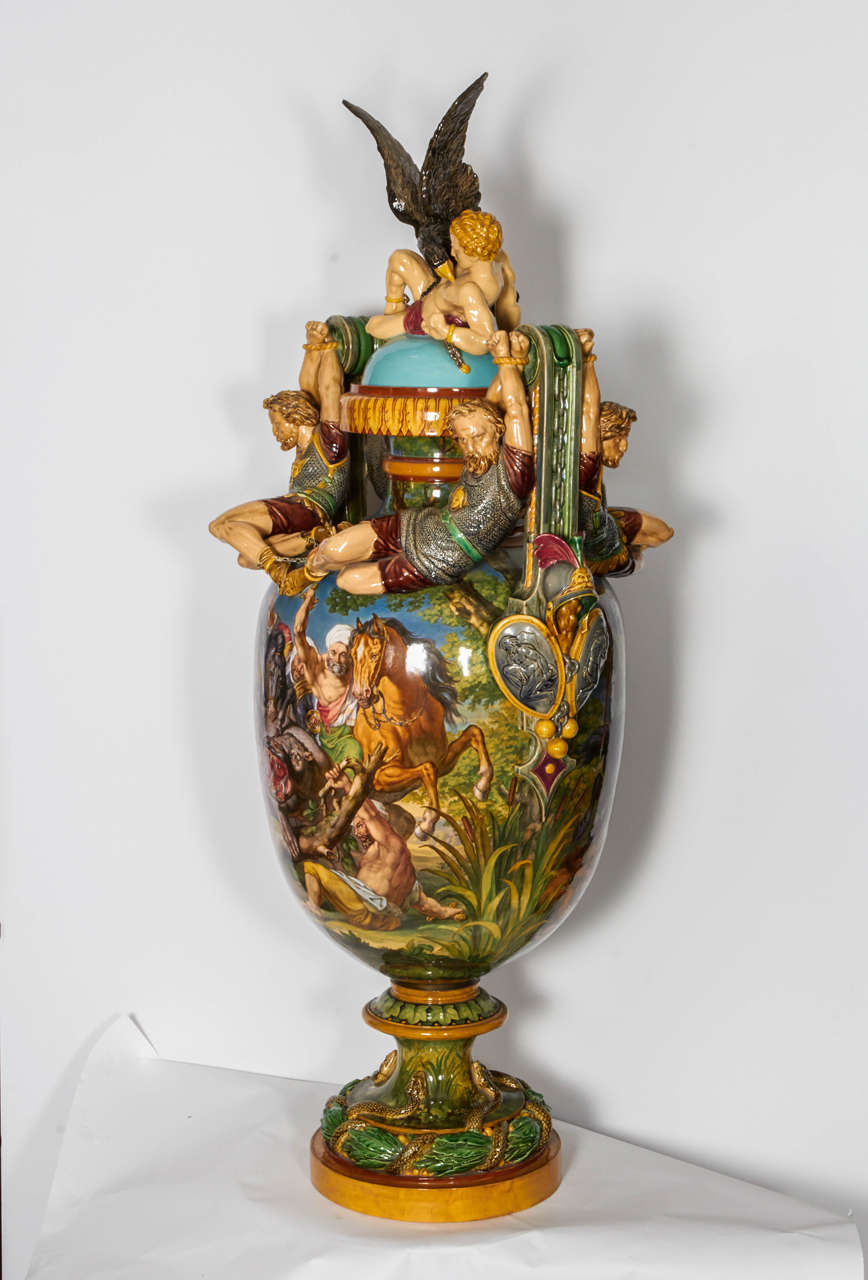19th Century Minton Prometheus Vase For Sale at 1stDibs