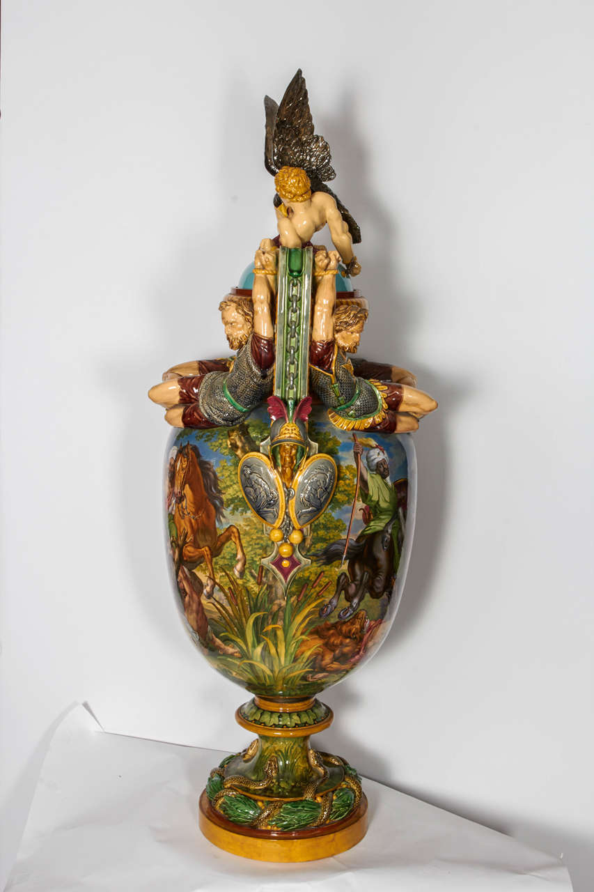 19th Century Minton Prometheus Vase For Sale at 1stDibs