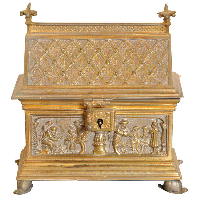 Bronze Church Box For Sale at 1stDibs