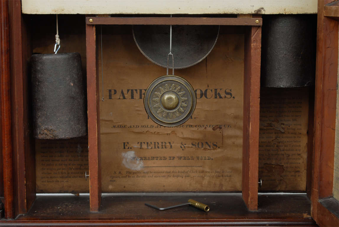 Eli Terry and Sons Pillar and Scroll Clock For Sale at 1stDibs | eli ...