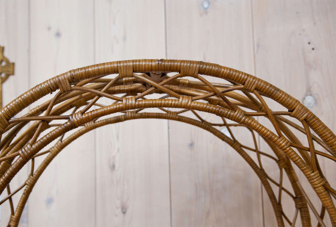 Antique Wicker Planter at 1stDibs | vintage wicker planter, antique ...