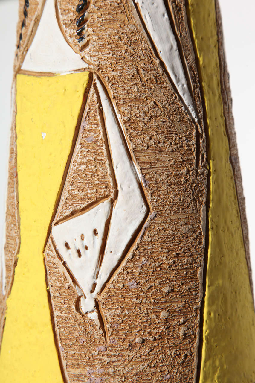 Substantial Frederick Weinberg Fine Art In Plaster Figurine Table Lamp ...